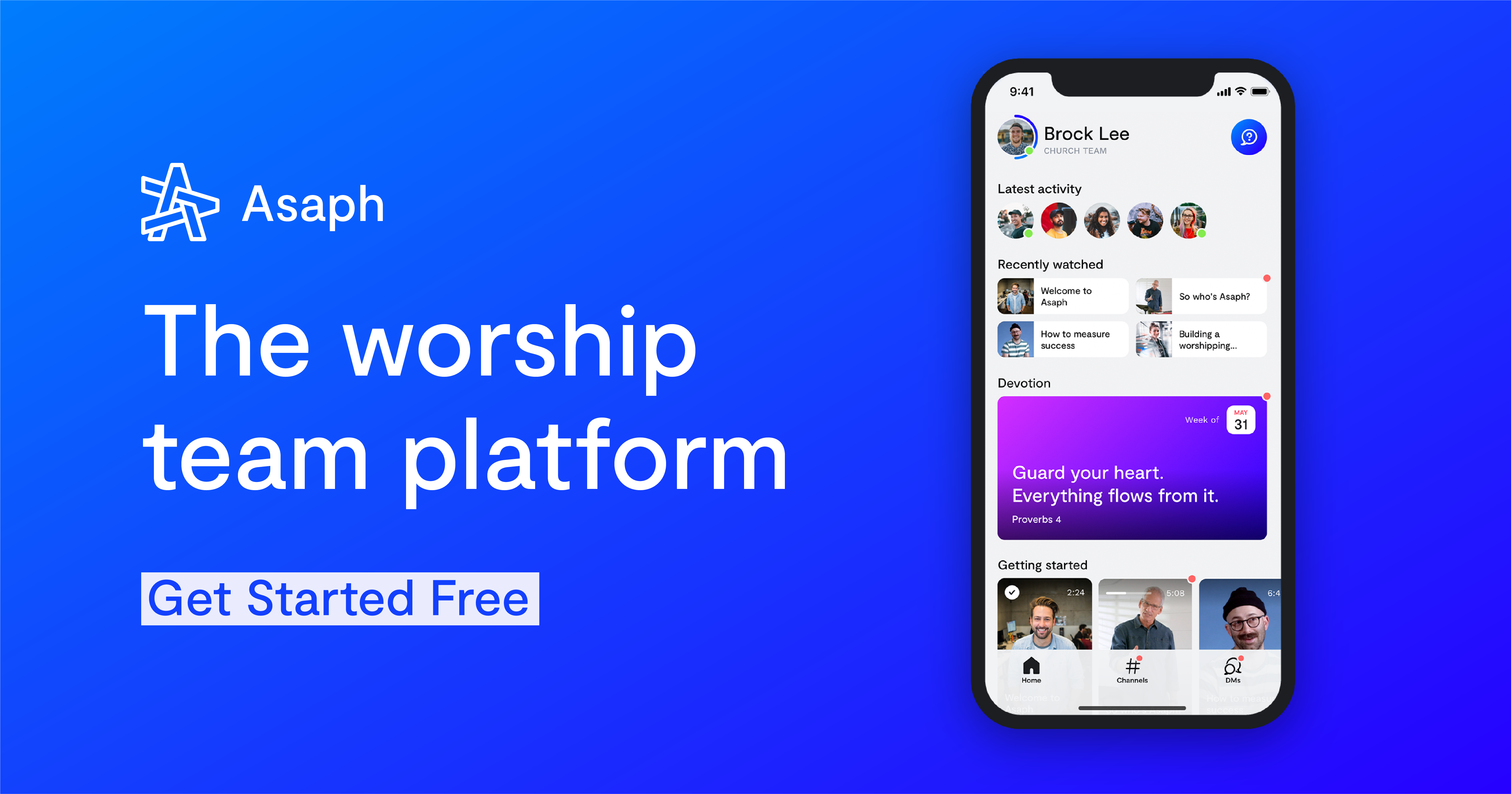 Asaph: Plan better with song data - Get Started Free